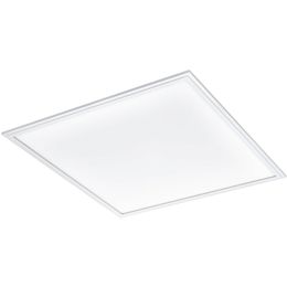 Eglo Rasterleuchte "Salobrena 1 Einbaulampe, Aufbaulampe, Aluminium und Kunststoff, Lampe", 1, H: 1,1cm, 1 Stk.wei&szlig;, Leuchten, Deckenlampe 59,5cm,