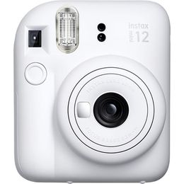 Fujifilm Sofortbildkamera "Instax Mini 12", wei&szlig; (tonwei&szlig;), B:12,2cm H:10,4cm T:6,66cm, Fotokameras