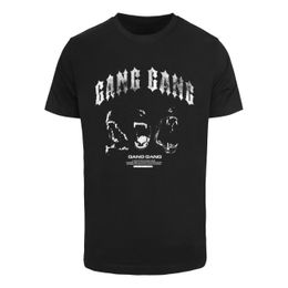 MisterTee Damen T-Shirt "MisterTee Gang Gang Tee"schwarz, Gr. L, unifarben, 100% Baumwolle, Shirts