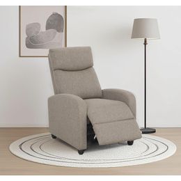 Relaxsessel Home Affaire, B:67,5cm H:58cm T:85cmtaupe, Sessel, "JULINOR, TV-Sessel, Ruhesessel mit Schlaffunktion, Webstoff", Liegesessel mit