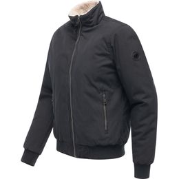 Ragwear Damen Outdoorjacke "Coogie YOUMODO", schwarz, Gr. XS, Obermaterial: 68% Baumwolle, 32% Nylon. Innenfutter: 100% Polyester. Wattierung: 100%