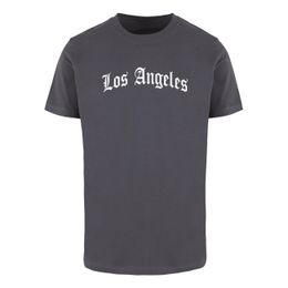 MisterTee Damen T-Shirt "MisterTee Herren Los Angeles Wording Tee"magnet, Gr. XS, bedruckt, 100% Baumwolle, Shirts