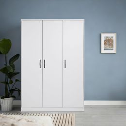 Kleiderschrank OTTO HOME, B:117cm H:175cm T:53cmwei&szlig;, Holzwerkstoff, MDF, Jugendzimmer, Schr&auml;nke, "Hamburg Schlafzimmer Schrank Otto ́s Choice",