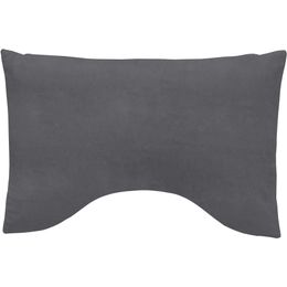 Nackenst&uuml;tzkissen OTTO HOME "Jenille, NEUHEIT Nackenst&uuml;tzkissen 40x60 cm", grau, B:40cm H:14cm L:60cm, Bezug: 100% Polyester. Bezug Innenkissen: 100% Baumwolle. Obermaterial: 100% Polyester. F&uuml;llung: 100% Polyurethan, Kopfkissen, Hergestellt in der EU, mit Viscelastische F&uuml;llung Funktionskissen