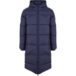 Urban Classics Herren Winterjacke "Urban Classics Mens Long Puffer Coat"navy, Gr. XL, unifarben, 100% Polyester, Jacken