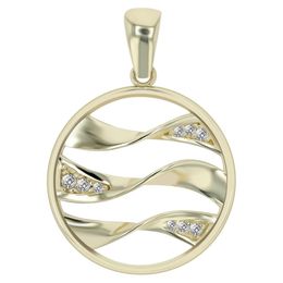 Adelia&acute;s ADELIA ́S Damen Kettenanh&auml;nger "moderner Schmuck Anh&auml;nger aus 333 Gold", Gelbgold 333 Gold, gold, Gelbgold 333, Gold, Schmuckanh&auml;nger