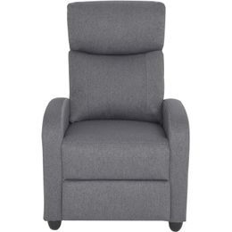 Relaxsessel Home Affaire, B:67,5cm H:58cm T:85cmanthrazit, Wohnzimmer, Sessel, "JULINOR, TV-Sessel, Ruhesessel mit Schlaffunktion, Webstoff",