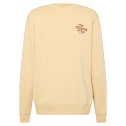 Djinns Damen Rundhalspullover "Djinns Djinns Oversize Crewneck DNC 30th Pullover"creme, Gr. XL, mehrfarbig, 100% Baumwolle, Pullover
