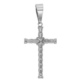 Adelia&acute;s ADELIA ́S Damen Kettenanh&auml;nger "stylischer Kreuz Anh&auml;nger aus Edelstahl", Edelstahl, gold, Edelstahl, Schmuckanh&auml;nger