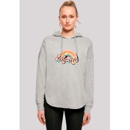 F4NT4STIC Damen Kapuzenpullover "Mothers Day Celebration Rainbow", grau, Gr. XS, Obermaterial: 100% Baumwolle, Pullover, Premium Qualit&auml;t