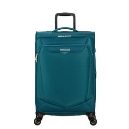 Damen Weichgep&auml;ck-Trolley "SUMMERRIDE, in verschiedenen Gr&ouml;&szlig;en", American Touristertotally teal, Polyester, Koffer, Reisekoffer Volumenerweiterung