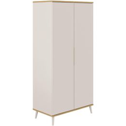 Kleiderschrank YUNY BY PAIDI, B:95cm H:198cm T:52cmcashmere, beige, eiche, montana, Spanplatte, Kinderzimmer, Schr&auml;nke, "HAZEL in Beige, inkl.