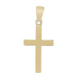Adelia&acute;s ADELIA ́S Damen Kettenanh&auml;nger "stilvoller Kreuz Anh&auml;nger aus 333 Gold", Gelbgold 333 Gold, gold, Gelbgold 333, Gold, Schmuckanh&auml;nger