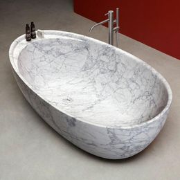 antoniolupi ECLIPSE freistehende Badewanne, oval, ECLIPSE#CARRARA,