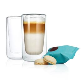 Blomus NERO Thermo-Latte Macchiatogl&auml;ser, 2er Set, 63655,
