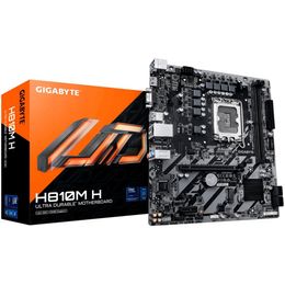Gigabyte Mainboard "H810M H Mainboard &ndash; Intel Core Ultra", B:26,8cm H:5,8cm T:27cm, grau, Mainboards