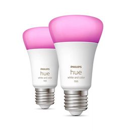 PHILIPS Hue White & Color Ambiance LED, 2er Set A60 E27, 2000-6500 K, 9 W, 8719514291317, A60