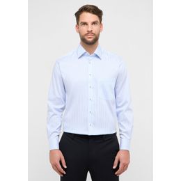 Langarmhemd Eterna "COMFORT FIT", Herren, Gr. 42, Normalgr&ouml;&szlig;en, himmelblau, Twill, 100% Baumwolle, normal, Manschette, Hemden, NON IRON (b&uuml;gelfrei)