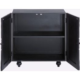 Kommode HEINE HOME, B:80cm H:80cm T:35cmschwarz, MDF, Sideboards