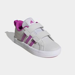 Kinder Klettschuh "VS PACE 2.0 KIDS", adidas Sportswear, Gr. 32, wei&szlig;, Synthetik, Textil, Schuhe, f&uuml;r Kinder