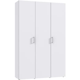 wimex Kinder Kleiderschrank "Mugano,in 3 Breiten, 2 Tiefen, viele Farben, Made in Germany", Wei&szlig;, B/H/T: 120cm x 185cm x 40cm, Ohne Spiegel, Basic,