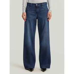 G-Star Raw 5-Pocket-Jeans G-STAR "Judee Low Waist Loose Jeans", Damen, Gr. 27, L&auml;nge 34, worn in indigo veil, Obermaterial: 100% Baumwolle, Jeans 5-Pocket-Jeans