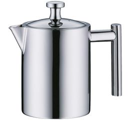 Alfi Teekanne "TEA POT, Kanne aus Edelstahl", 0,6 l, silber, Kannen, intergrierter Teefilter f&uuml;r losen Tee, festsitzender Deckel