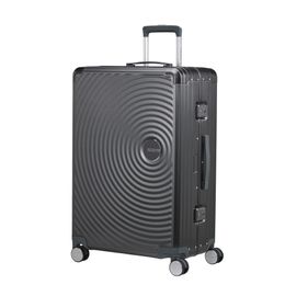 Damen Hartschalen-Trolley "SOUNDBOX ALU, verschiedene Gr&ouml;&szlig;en und Farben", American Touristerbrushed anthrazit, Aluminium, Koffer, Hartschalen-Koffer