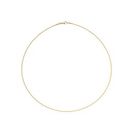 Halsreif Jobo, gelbgold 750, Halsketten, Damen, Gelbgold 750, L: 50, 750 Gold 50 cm 1,1 mm