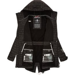 Marikoo Damen Funktionsmantel "Zimtzicke", schwarz, Gr. S, Oberstoff: 98% Polyester, 2% Elasthan. Futter: 100% Polyester. &Auml;rmelfutter: 100%