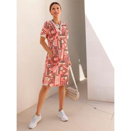 Heine Damen Jerseykleid, Rot, Gr. 40, Shirtkleider, Material: Baumwolle