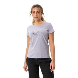 Vaude Damen Funktionsshirt "WOMEN'S CYCLIST T-SHIRT V", lila, Gr. 36, Obermaterial: 70% Baumwolle, 30% Lyocell, Shirts, Kurzarm, Rundhalsausschnitt,