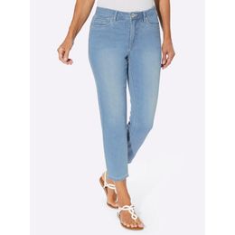 Casual Looks Damen 7/8-Jeans, blau, Gr. 36, unifarben, 81% Baumwolle, 17% Polyester, 2% Elasthan, Jeans
