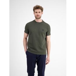 Lerros Herren T-Shirt "Lerros Herren T-Shirt in Strukturqualit&auml;t"nordic olive, Gr. S, 99% Baumwolle, 1% Elasthan, Shirts