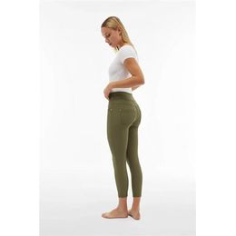 Leggings Freddy "NOW SKINNY YOGA", Damen, Gr. XL (42), N-Gr, khaki, Obermaterial: 85% Polyester, 15% Elasthan, figurbetont, Hosen Leggings, mit Lifting & Shaping Effekt