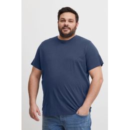T-Shirt Blend "BHGila Big & Tall", Damen, Gr. 4XL, marineblaus, Web, 85% Baumwolle, 15% Viskose, unifarben, regular fit normal, Rundhals, Shirts T-Shirt, Klassisches T-Shirt mit Rundhalsausschnitt in gro&szlig;en Gr&ouml;&szlig;en