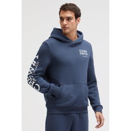 CAMP DAVID Herren Kapuzensweatshirtharbour blau, Gr. XXXL, bedruckt, Sweatware, Material: 65% Baumwolle, 35% Polyester, Sweatshirts, mit K&auml;ngurutasche