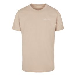 MisterTee Damen T-Shirt "MisterTee Herren Tranquille Tee"sand, Gr. XS, bedruckt, 100% Baumwolle, Shirts