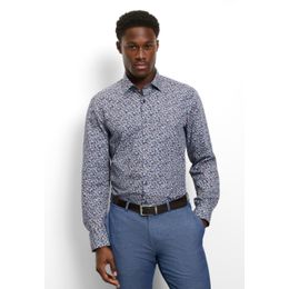 OLYMP Herren Langarmhemd "Level Five", bunt, Gr. 39, Web, Obermaterial: 100% Baumwolle, Hemden, Businesshemd, body fit, New York Kentkragen, florales