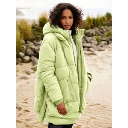 Inspirationen Damen Steppjacke, gr&uuml;n, Gr. 40, unifarben, 100% Polyester, Wattierung:100% Polyester, Jacken