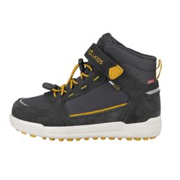 Trollkids M&auml;dchen Winterstiefel "KIDS GRYLLEFJORD MID CUT", Gr. 28, schwarz, Leder, Synthetik, mehrfarbig, Schuhe, wasserdicht