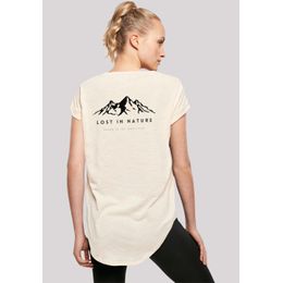 F4NT4STIC Damen T-Shirt "Lost in nature", beige, Gr. M, Obermaterial: 100% Baumwolle, Shirts, Print