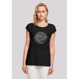 F4NT4STIC Damen T-Shirt "Star Wars Christmas Death Star Todesstern", schwarz, Gr. XS, Obermaterial: 100% Baumwolle, Shirts, Damen,Premium