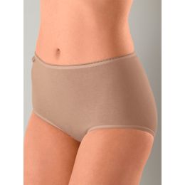 Sloggi Damen Taillenslip, Gr. 46, beige, 96% Baumwolle, 4% Elasthan, Unterhosen