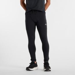 New Balance Herren Lauftights "Sleek Tight", schwarz, Gr. S, Obermaterial: 71% Polyester, 29% Elasthan, Hosen, sportlicher Stil, atmungsaktives