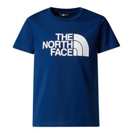 The North Face M&auml;dchen T-Shirt, blau, Gr. M, Jersey, Obermaterial: 60% Baumwolle, 40% Polyester, Shirts, f&uuml;r Kinder und Jugendliche, mit