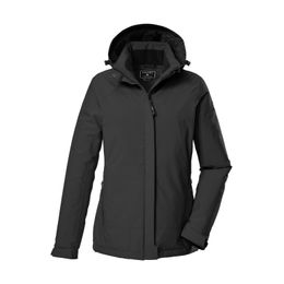 Killtec Damen Funktionsjacke "KOW 250 WMN JCKT", schwarz, Gr. 42, Obermaterial: 100% Polyester.Futter: 100% Polyester.F&uuml;llung: 100% Polyester,