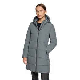 VOICE Damen Outdoorjacke "Damen Winterjacke Wintermantel mit Kapuze"salvia, Gr. S, Obermaterial: 100% Polyester. Futter: 100% Polyester. F&uuml;llung: