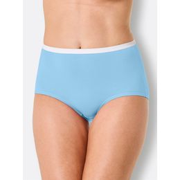 w&auml;schepur W&Auml;SCHEPUR Damen Taillenslip, Gr. 38aqua, orchidee, zitrone, taubenblau, 95% Baumwolle, 5% Elasthan, Unterhosen