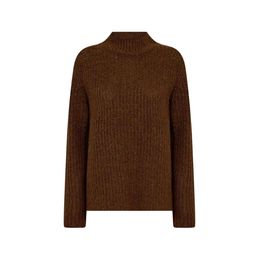 soyaconcept Damen Strickpullover "Soya Concept Sweater SC-TORINO 8"98810 braun melange, Gr. M, Obermaterial: 76% Polyester, 21% Polyacryl, 3%